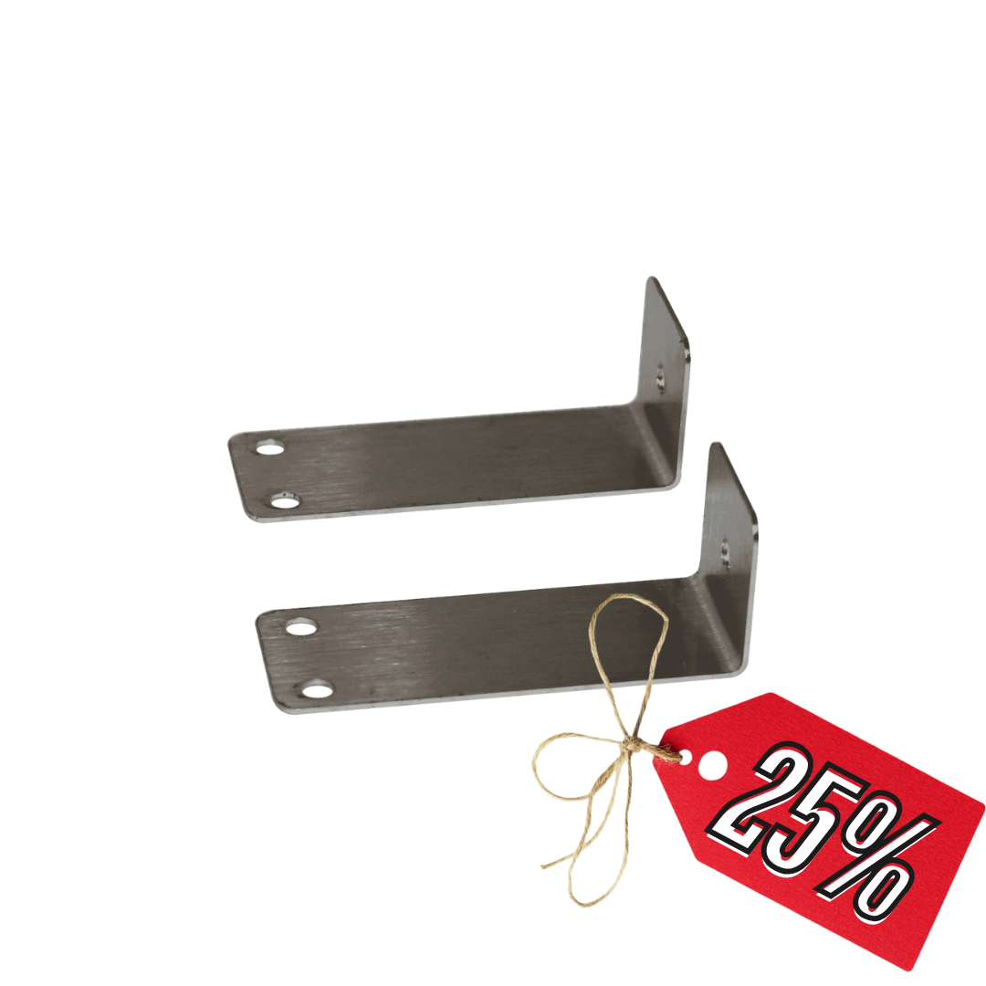 CB-3027-SS 2 Support Brackets – Cubic Mini Wood Stoves