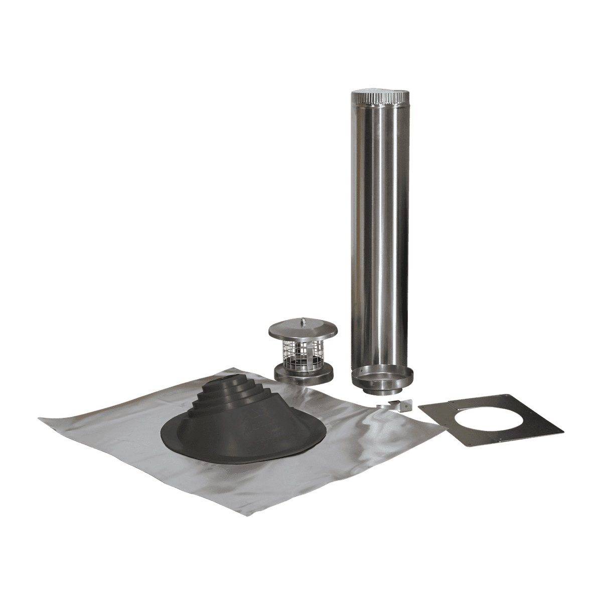 CB-6001-SR Shingled Roof Exit Kit – Cubic Mini Wood Stoves